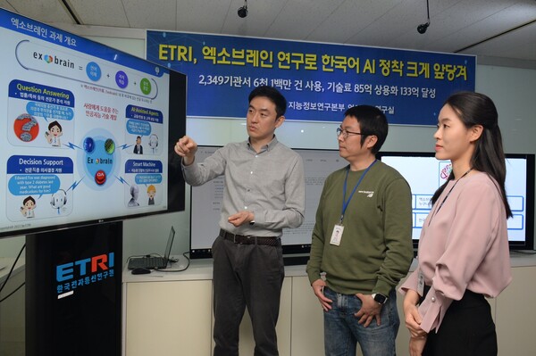 ETRI, 엑소브레인 연구로 ‘한국어 AI’ 정착 크게 앞당겨