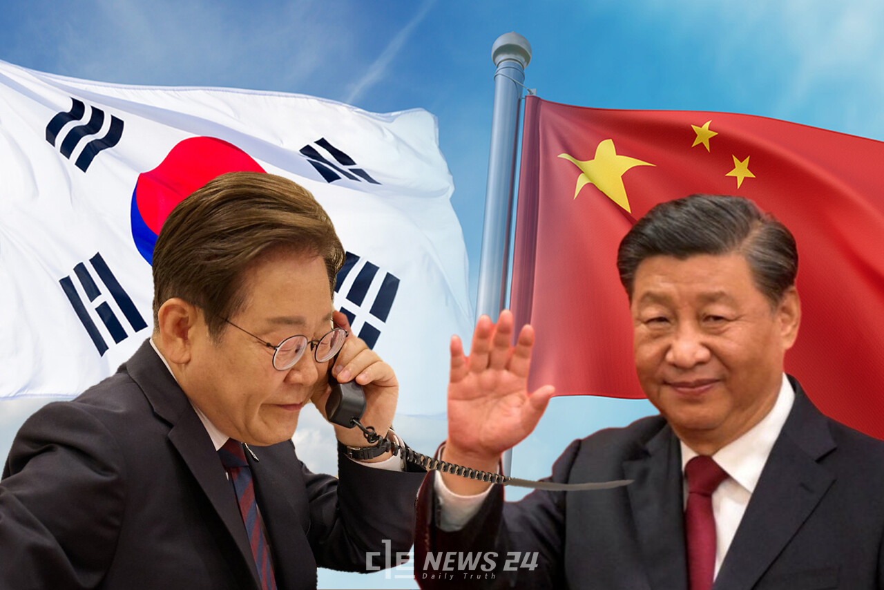 李 대통령, 시진핑과 첫 통화 “中 중요한 파트너”